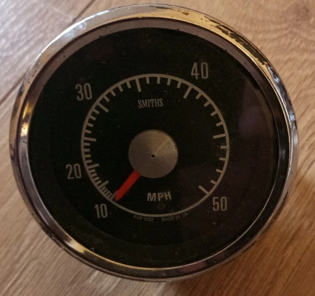 VINTAGE BOAT 50 MPH Speedometer & Bracket - 80mm FVP5101 £182.72 ...