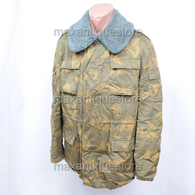 SZ.52-6 XXL BIRCH PV KGB Soviet Border guard Winter Jacket USSR Camo ...