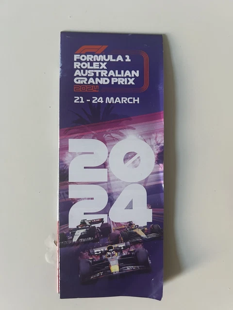 FORMULA ONE MELBOURNE Grand Prix 2024 Track Guide £8.00 - PicClick UK