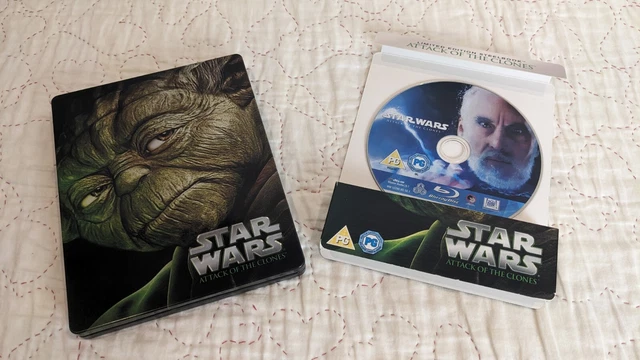 STAR WARS: EPISODE II - Attack Of The Clones (Blu-ray ) Steelbook EUR 5 ...