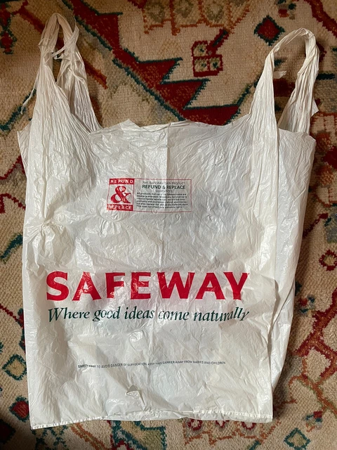 VINTAGE SAFEWAY CARRIER Bag. Retro/Collectable £10.00 - PicClick UK