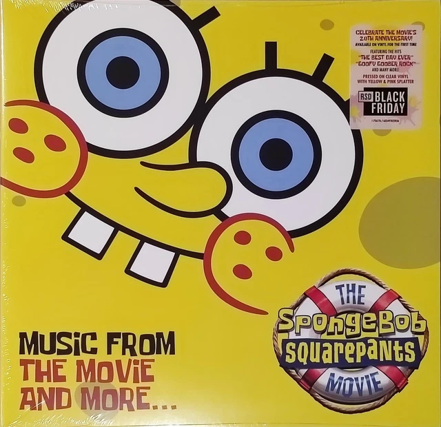 THE SPONGEBOB SQUAREPANTS Movie - Splatter - Rsd - Black Friday 2024 ...
