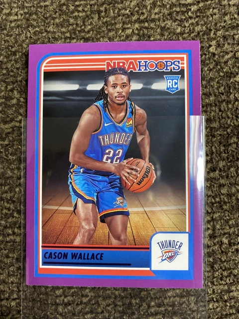 2023-24 PANINI NBA Hoops Basketball Case Wallace No.252 Violet ...