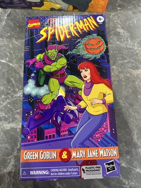 MARVEL LEGENDS VHS 90's Spider-Man Animated Green Goblin Mary Jane ...