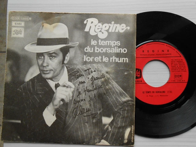 ALAIN DELON ET Regine " L'or Et Le Rhum " Sp 45 T Biem 2C 006 10.855 ...