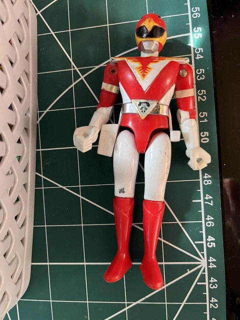 VERY RARE SENTAI JETMAN Red POWER RANGERS CHOGOKIN POPY 1991 BANDAI EUR ...