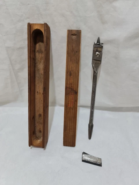 VINTAGE WILLIAM RIDGEWAY. EXPANSIVE AUGER DRILL BIT - Made in UK 1 INCH ...