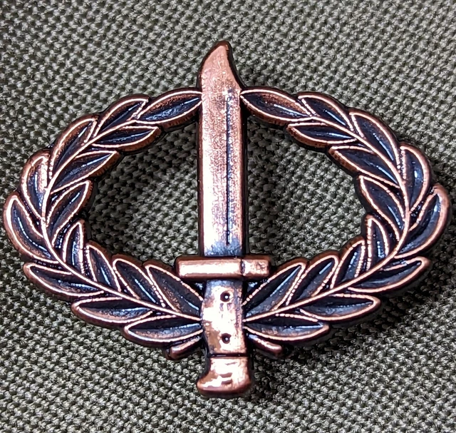 AUSTRALIAN ARMY ICB Infantry Combat Badge full size badge for wear poly ...