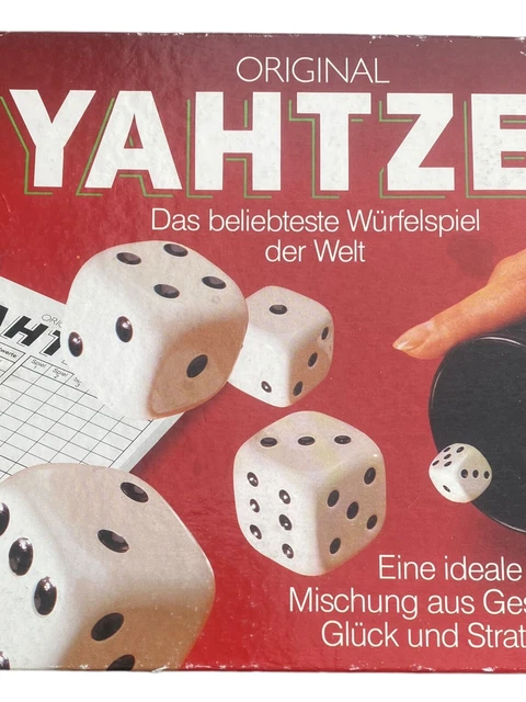 ORIGINALE YAHTZEE - MB giochi 1991 gioco dadi vintage rarità EUR 18,99 ...