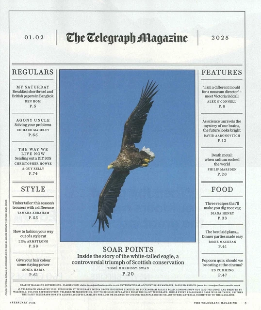 MAGAZINE TELEGRAPH: VICTORIA Siddall, Ken Hom, Richard Madeley, Style ...