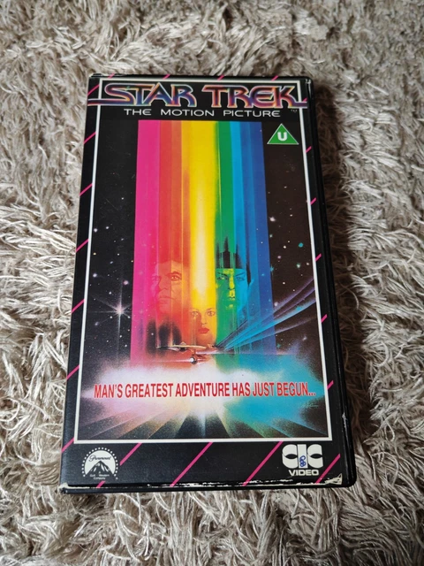 STAR TREK: THE Motion Picture 1979 CIC VHS Tape PAL Stripey Collection ...
