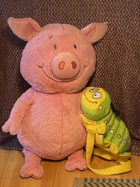 M&S BIG PERCY Pig sweets plush soft toy teddy and Colin the Caterpillar ...