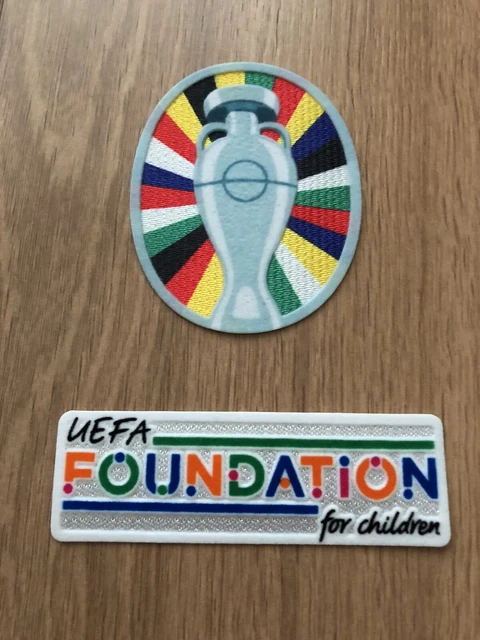 PATCHES UEFA EURO 2024 Foundation Jersey Shirt Sleeve Patch Badge Set £ ...