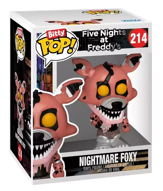 FIVE NIGHTS AT FREDDY'S Bitty Nightmare Foxy 2.5cm Funko Pop! FNAF ...