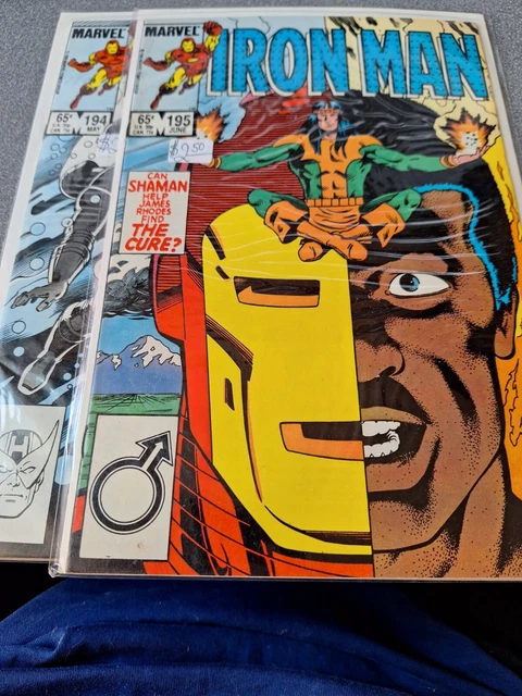 MARVEL COMICS IRON Man Issues 194 ET 195 VF/NM/2-123 EUR 8,82 - PicClick FR
