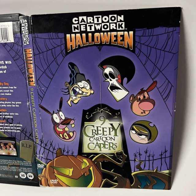 CARTOON NETWORK HALLOWEEN: 9 Creepy Cartoon Capers (DVD, 2004) Courage ...