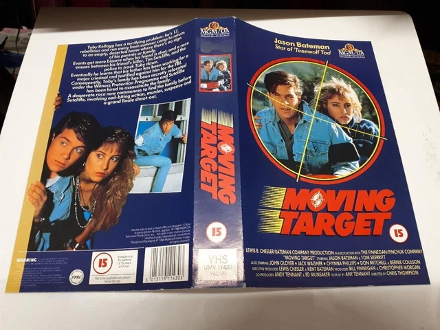 MOVING TARGET - PAL VHS BIG BOX - Jason Bateman Tom Skerritt Chynna ...
