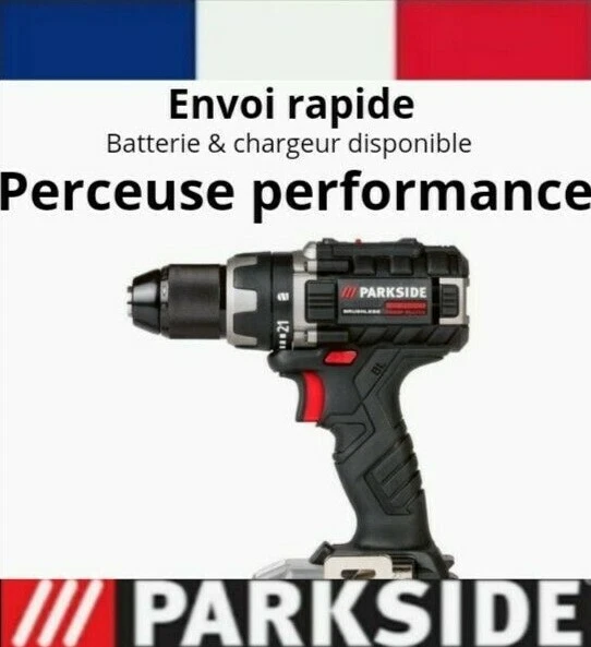 PARKSIDE PERFORMANCE PERCEUSE-VISSEUSE sans fil PABSP 20-Li B2, 20/pack ...