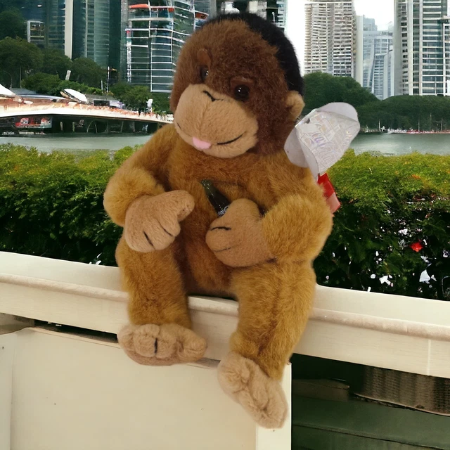 1999 COCA-COLA INTERNATIONAL Collection Orany Singapore Monkey Plush ...