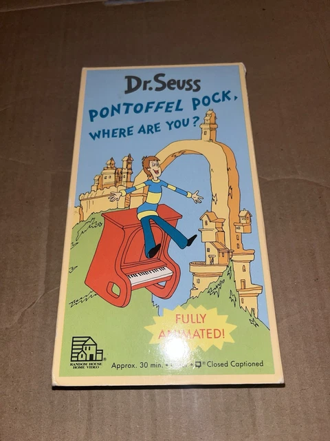 DR. SEUSS PONTOFFEL Pock (VHS, 1992) Random House Video Cassette Tape £ ...