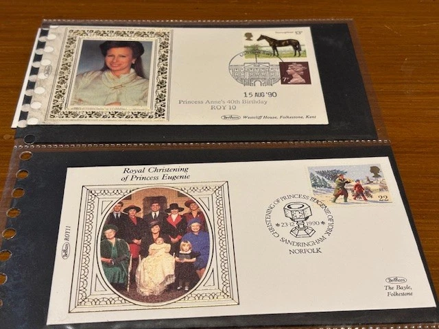 ROYAL FAMILY COMMEMORATIVE Covers – Princess Anne 40th Birthday ...