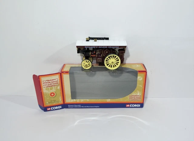 CORGI STEAM RALLY DG125019 Winston Churchill Burrell Showman's Engine ...