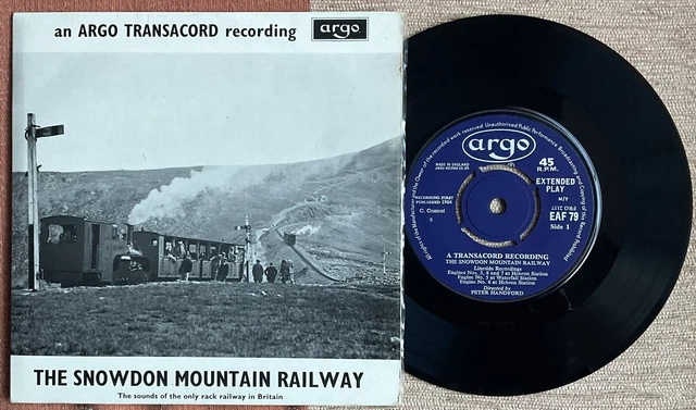 ‘THE SNOWDON MOUNTAIN RAILWAY’ Lineside Recordings Argo Transacord EP £ ...