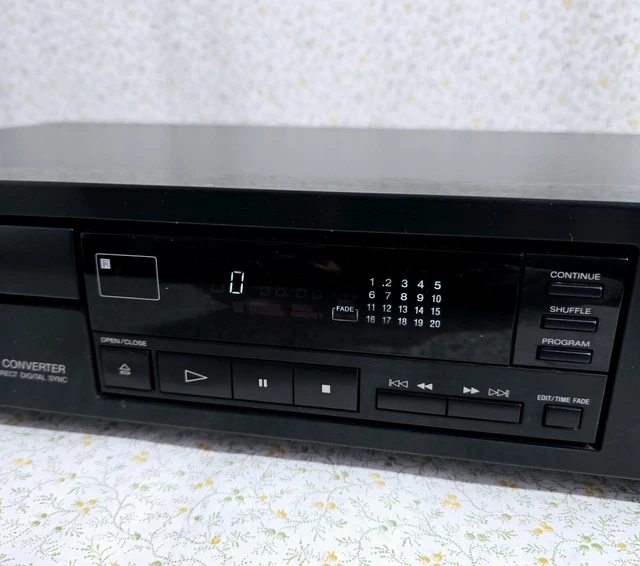 SONY CD PLAYER CDP-491 High Density Linear Converter- Not Fully Tested ...