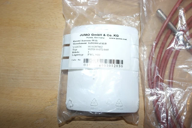 JUMO FWL 910 PT100 / pt1000 ? Temperaturfühler, Sensor / 2 pieces in 1 ...