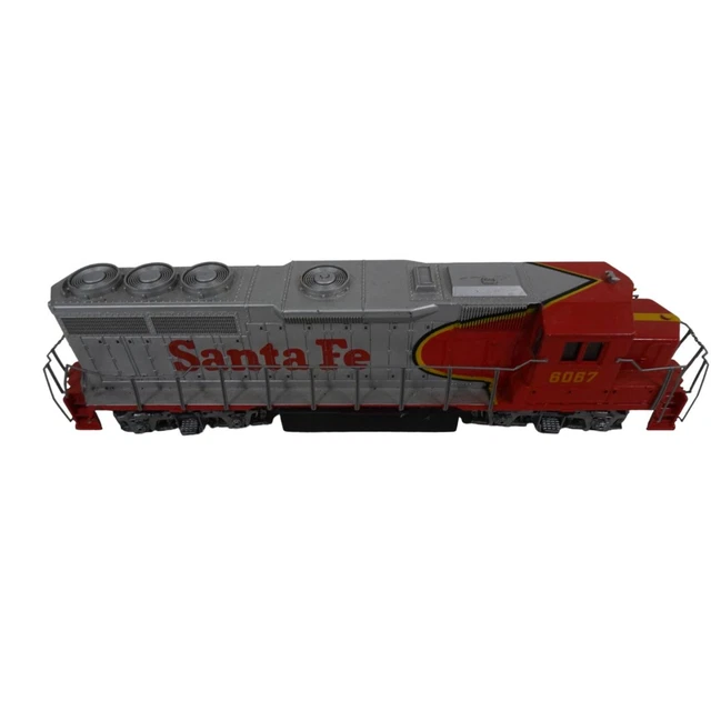 BACHMANN HO SCALE Santa Fe #6067 Diesel Locomotive Red Silver Model ...