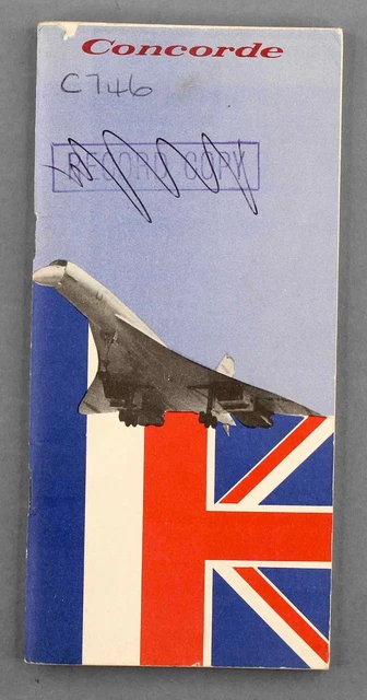 CONCORDE MANUFACTURERS BROCHURE 1975 Seat Maps Cabin Images Supersonic ...