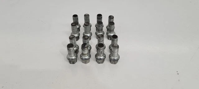 VW GOLF MK8 2019-2024 Complete Wheel Bolt Set 166 Wheel Bolts Silver ...