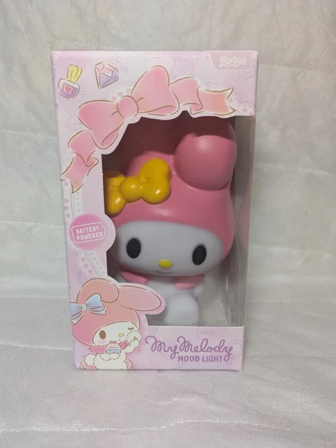 SANRIO MY MELODY Mood Light Battery Powered LED Lamp BlueSky Pink Boxed ...