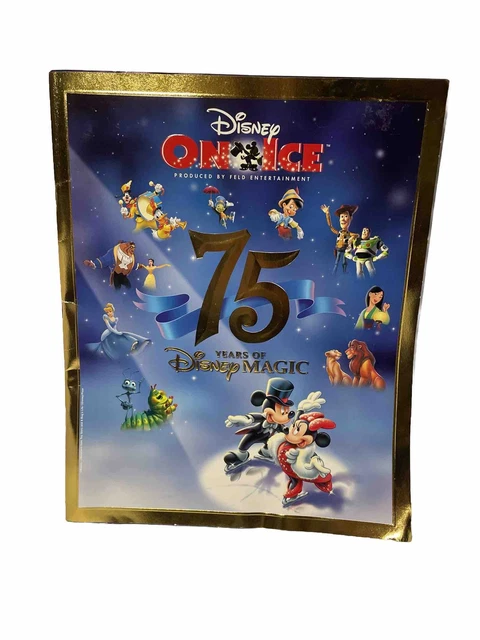 DISNEY ON ICE Programme 75 Years Of Magic Anniversary By Feld ...