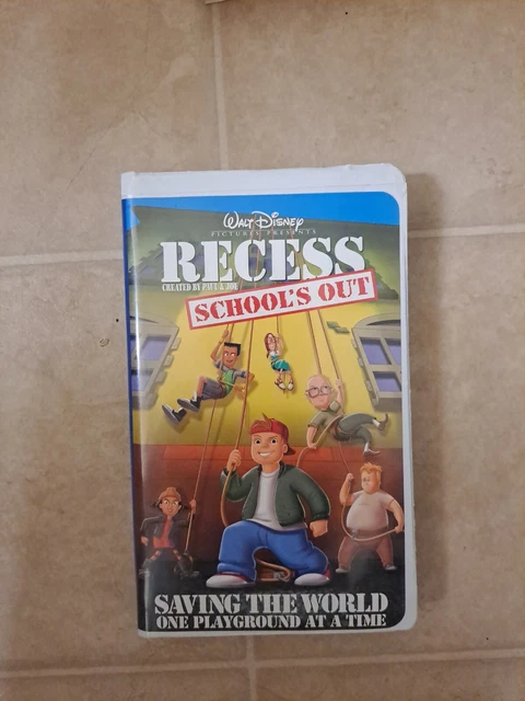 WALT DISNEY'S RECESS: School's Out VHS - RARE Classic $4.99 - PicClick CA
