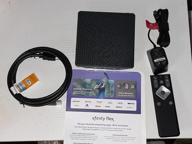 XFINITY FLEX 4K UHD Streaming TV Box 4K con telecomando vocale e HDMI ...