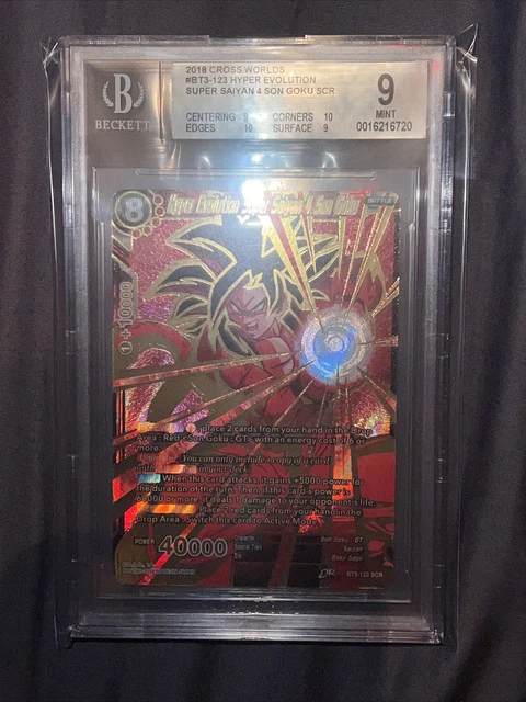 Dragon Ball Super Card Hyper Evolution Super Saiyan 4 Son Goku Scr Bgs