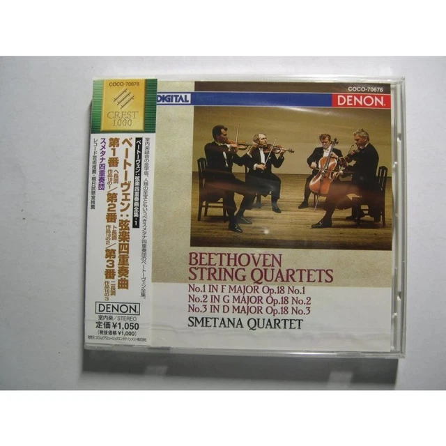 BEETHOVEN / COMPLETE String Quartets Vol.1 8 Smetana Quartet Cds // Cd £138.06 - PicClick UK