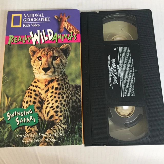 REALLY WILD ANIMALS National Geographic VHS tape Ships Same Day With ...
