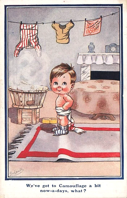 TWO WW1 LUDGATE Comic Humour Patriotic Postcards A £3.00 - PicClick UK