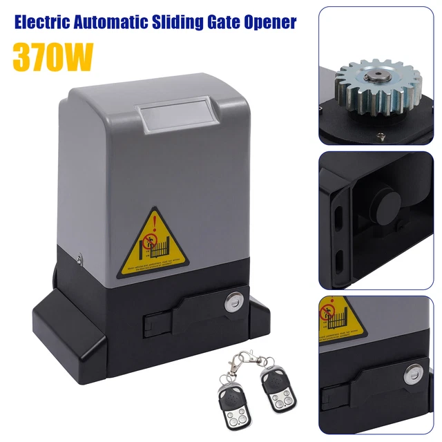 ELECTRIC AUTOMATIC SLIDING Gate Opener Door Operator+Remote Control ...