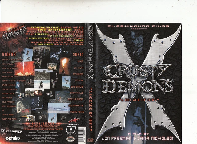 CRUSTY DEMONS:A DECADE of Dirt-2004-Motor Bike Crusty Demons-DVD $49.95 ...