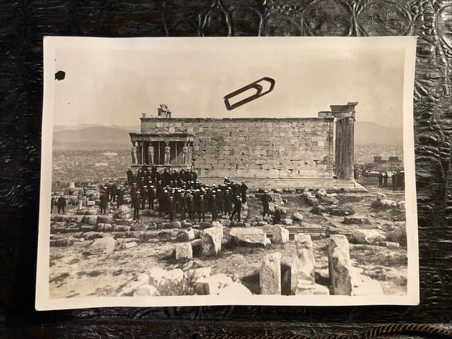 ATHEN GRIECHENLAND AKROPOLIS Kriegsmarine Matrose Original Foto (18x13 ...