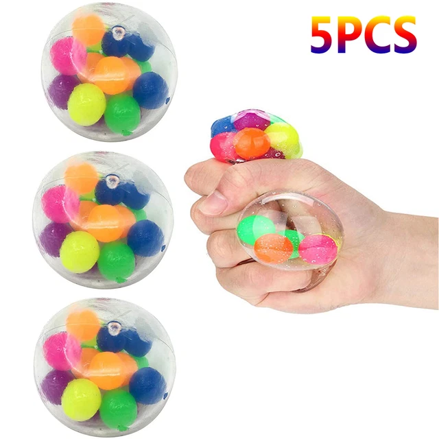 EXERCISE KIDS ADULTS Fidget Toy Decompression Squeeze Toy Stress Relief ...