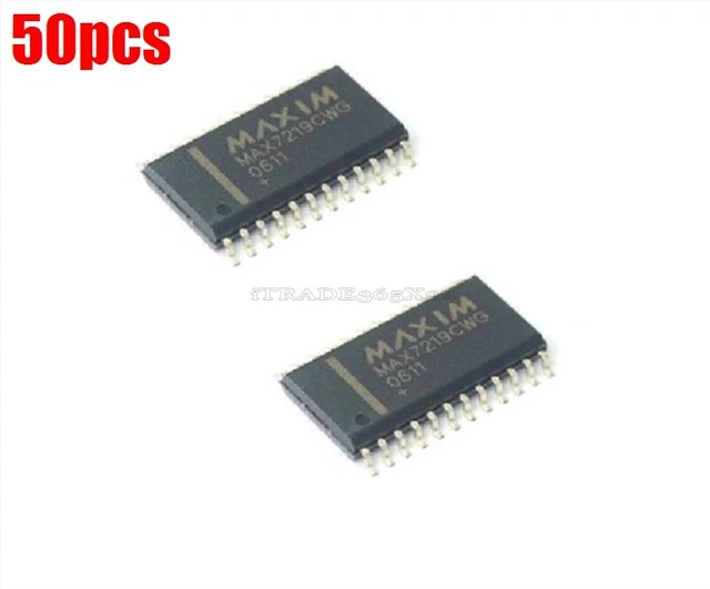 50pcs Sop24 Driver Led Display Date Code 12 Max7219cwg Max7219 New Ic