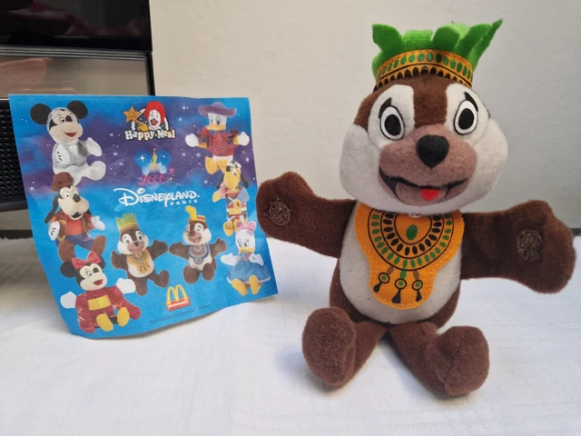 MC DONALD'S HAPPY Meal 2000 - Disneyland Paris -Chip Chap Plüsch-Figur ...
