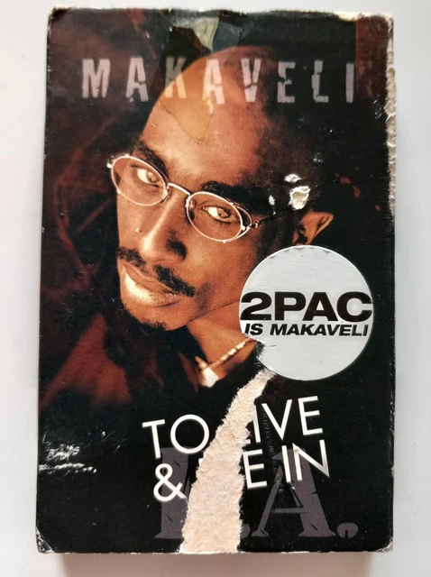 MAKAVELI TUPAC 2PAC To Live and Die In LA Cassette Tape Slip INC95529 ...