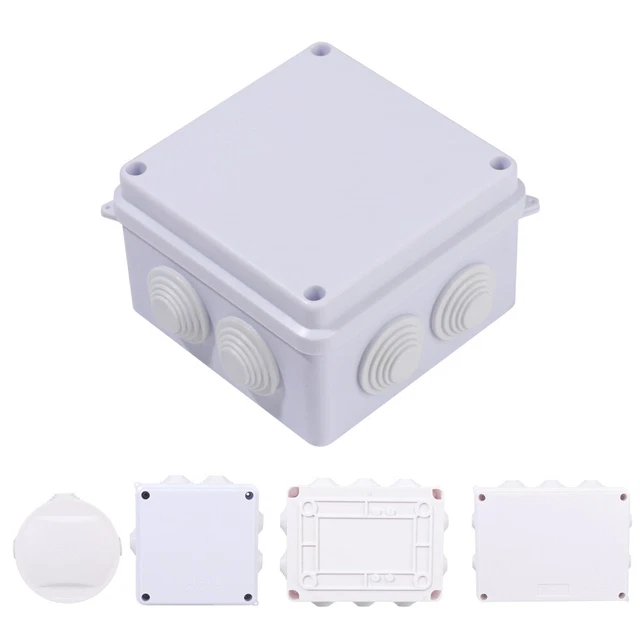 ABS PLASTIC ELECTRIC Control Boxes Junction Box Power Case Indoor Wire ...