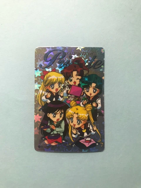 SAILOR MOON VINTAGE Vending Machine Sticker Card (Mini Scouts) $10.00 ...
