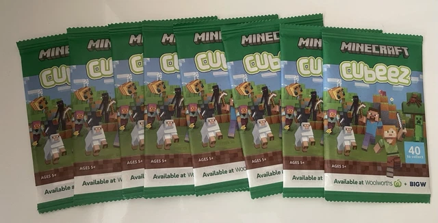 WOOLWORTHS MINECRAFT CUBEEZ x8 - 2025 - New & Sealed $7.50 - PicClick AU
